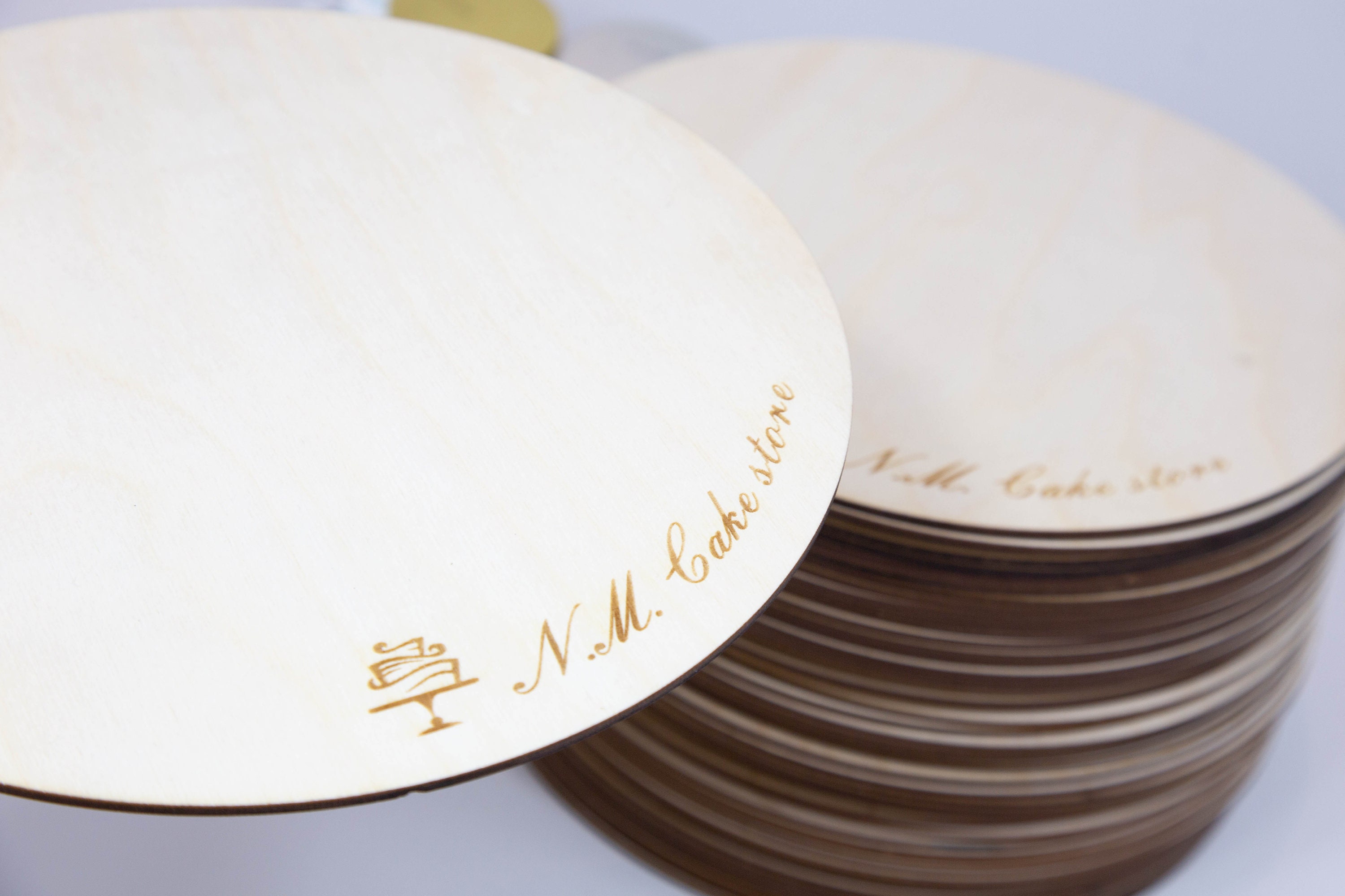 Cake Base Cake Board Cake Disc Cake Stand Topper Wood - Etsy