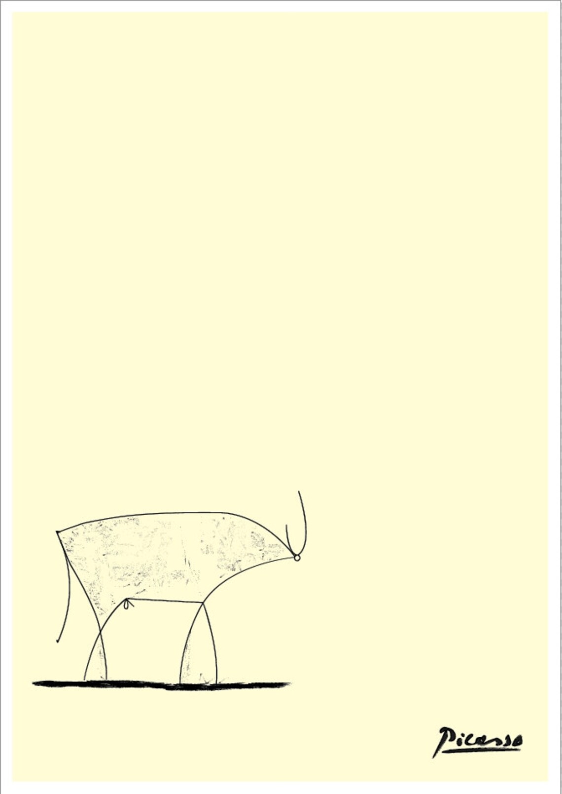 Picasso, Line Drawing, Simple, Instant Download, Wall Art Decor, Modern ...