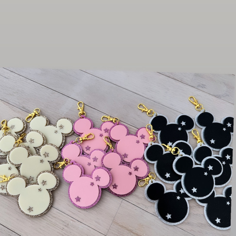 Mickey Mouse Key Keychain - Etsy