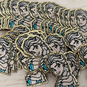 IRON ON Embroidered Princess Patches- Cinderella Patch- Ariel Patch ...