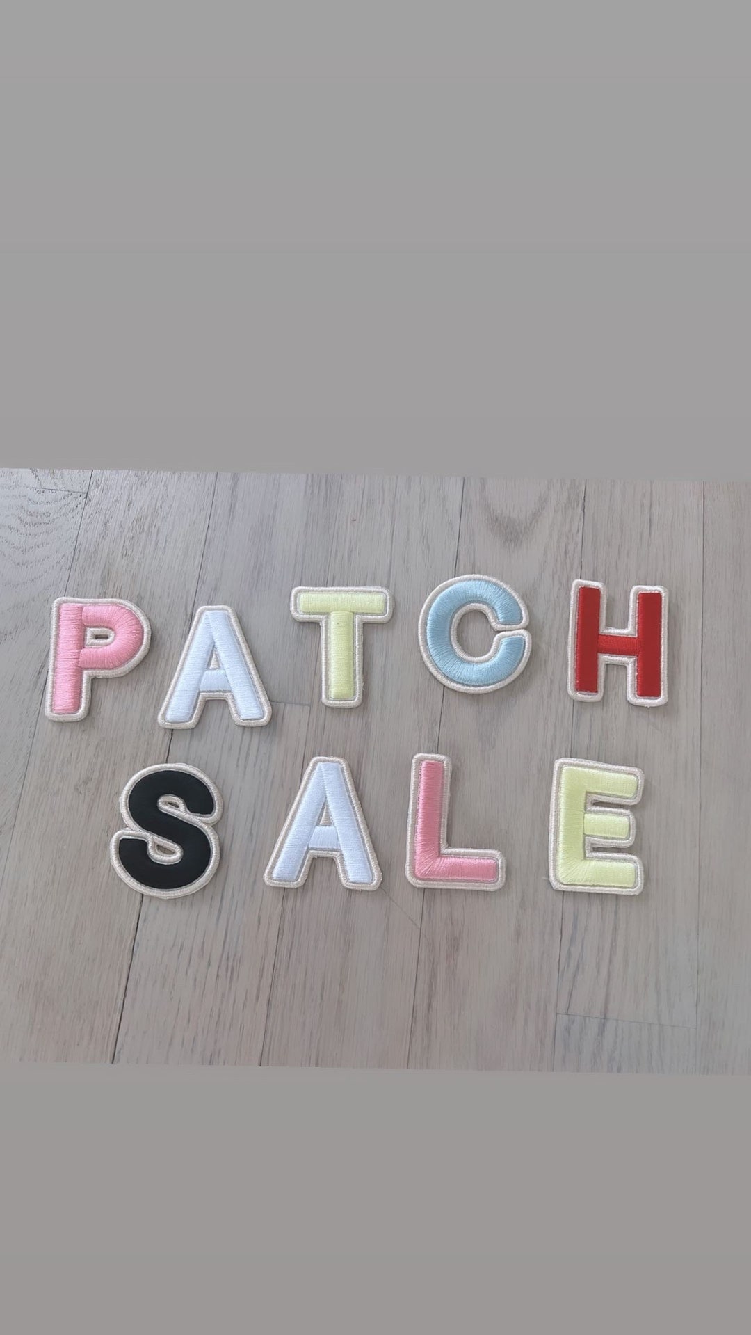2 Inch Embroidered 3mm Adhesive Patches- Embroidered 2 Inch Letters ...