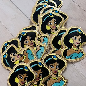 IRON ON Embroidered Princess Patches- Cinderella Patch- Ariel Patch ...