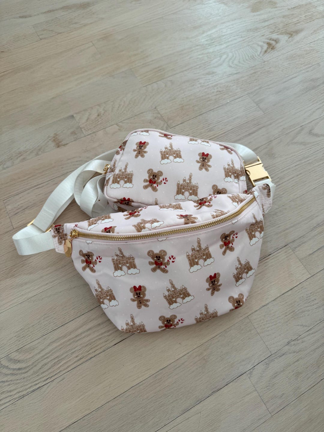 Christmas Fanny Pack- Gingerbread Disney Fanny Pack- Disney Christmas ...