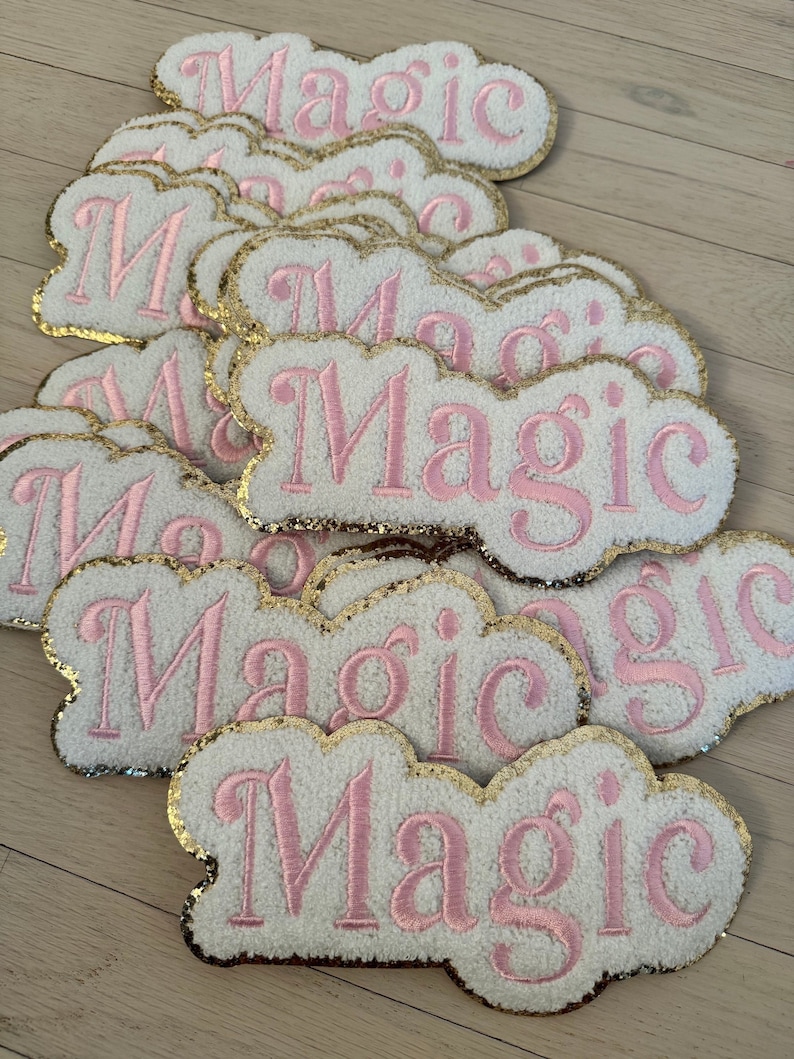 Large Disney Magic Castle Patch- Disney Embroidered Glitter Patch ...