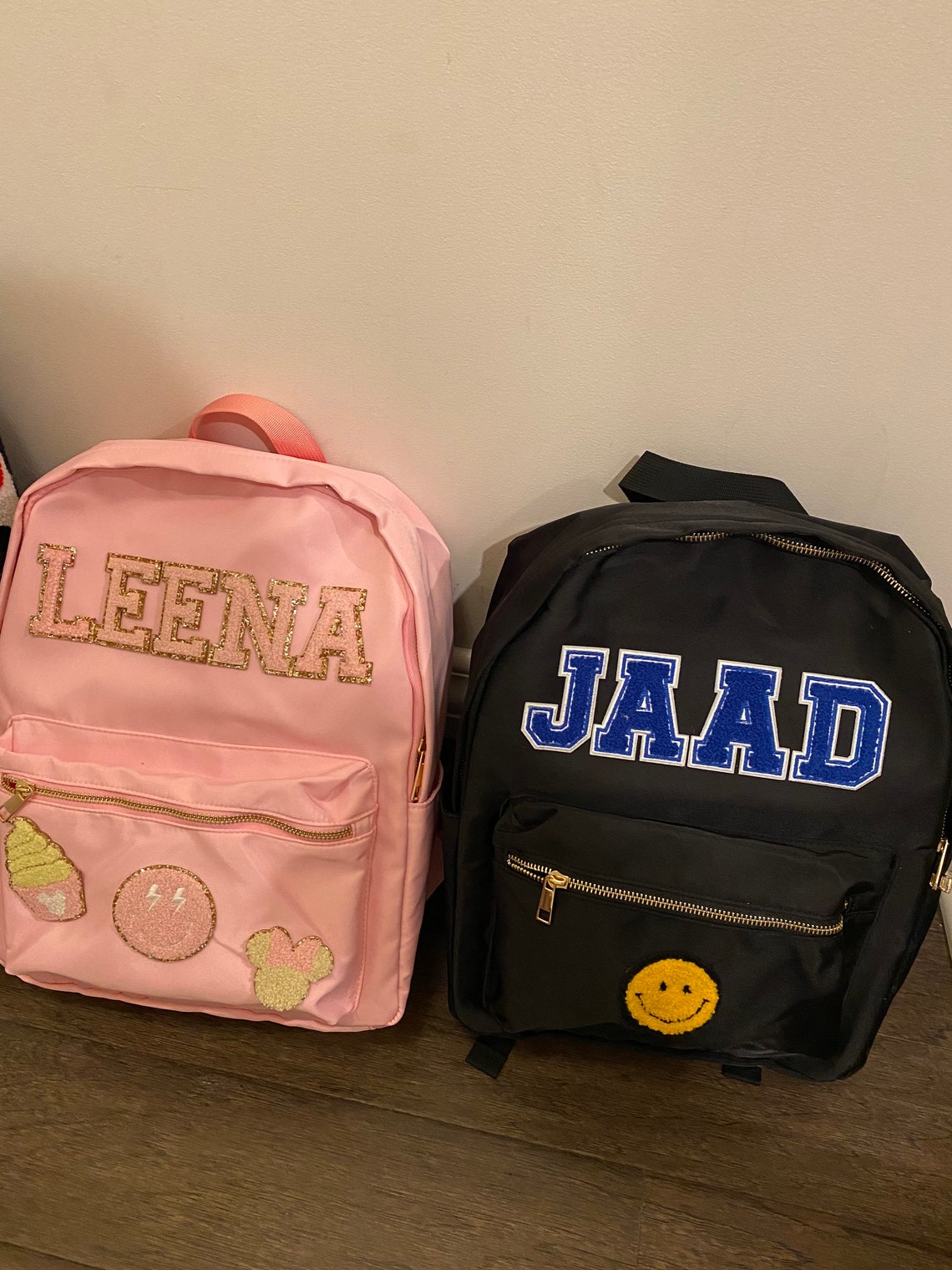 BAG ONLY Nylon Backpacks Nylon Customizable Backpack School - Etsy