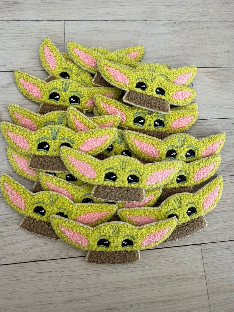 Star Wars Update Iron on Patch- Star Wars Iron on Patch- Yoda Chenille ...