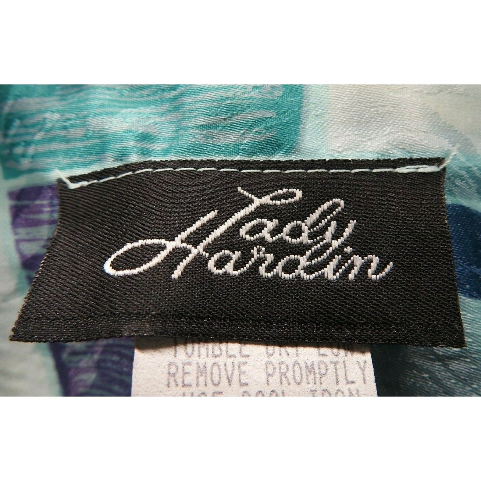 Vintage Lady Hardin Suit Blouse Skirt Blue Pleated Geometric - Etsy