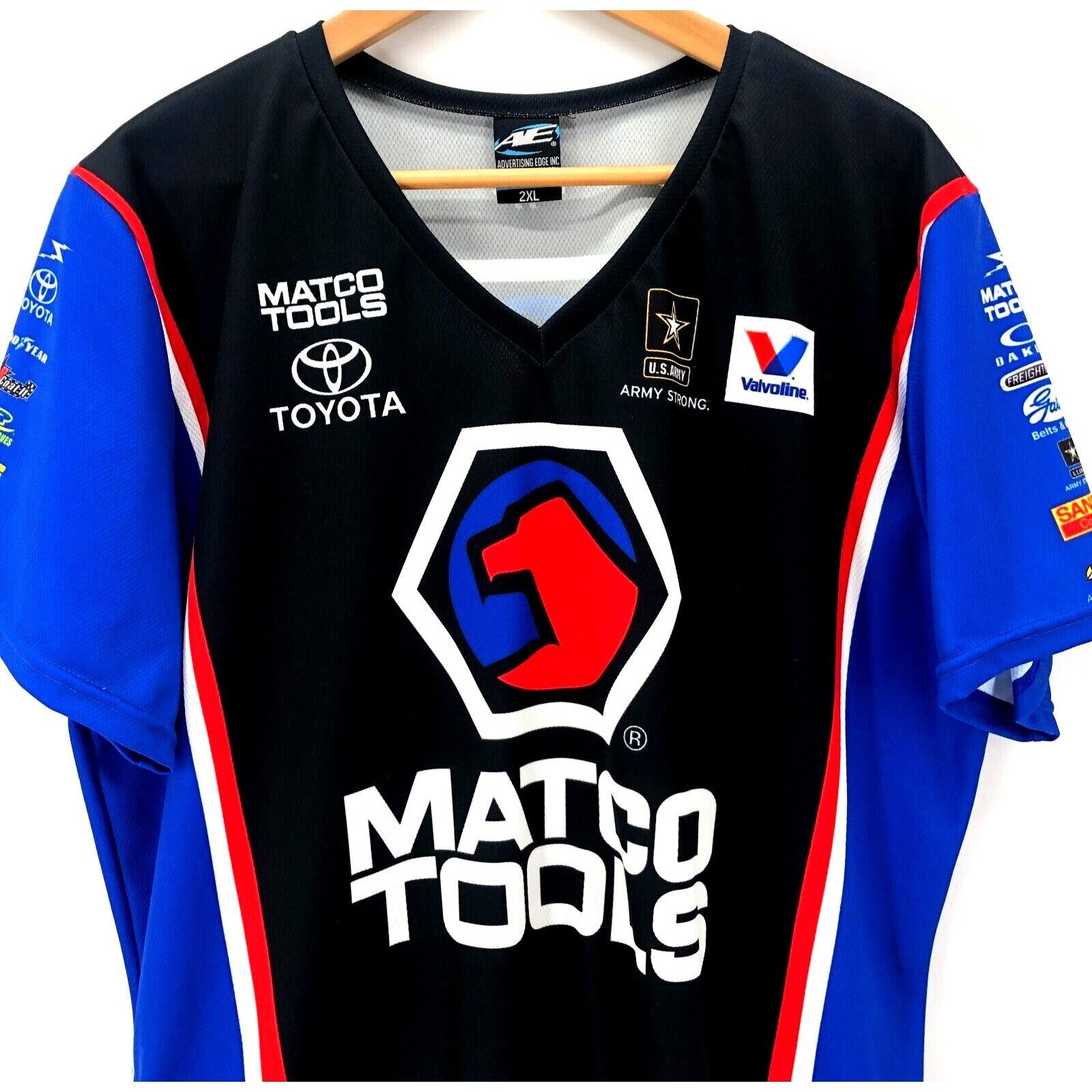 AE Advertising Edge Matco Tools Team Race Jersey Shirt 2XL Vintage ...