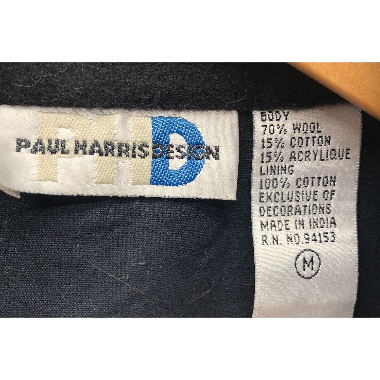 Vintage Paul Harris Vest Fall Autumn Harvest Wool Blend Button ...