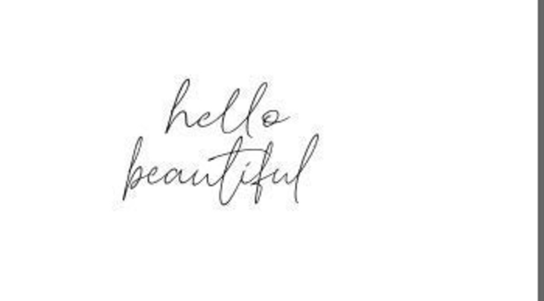 Hello Beautiful Svg, Inspirational Svg, Affirmation Svg, Beautiful Svg ...