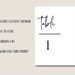 Elegant Classy Printable Wedding Table Number Signs, 5x7 Table Number ...