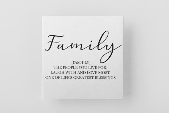 Family Definition SVG SVG cricut cut file quote svg family | Etsy