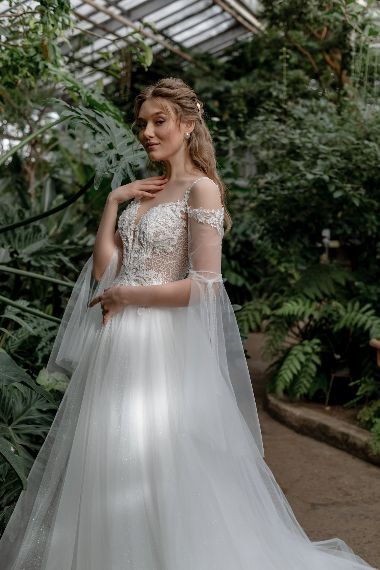 Wedding dress fairy wedding dress lace wedding dress | Etsy