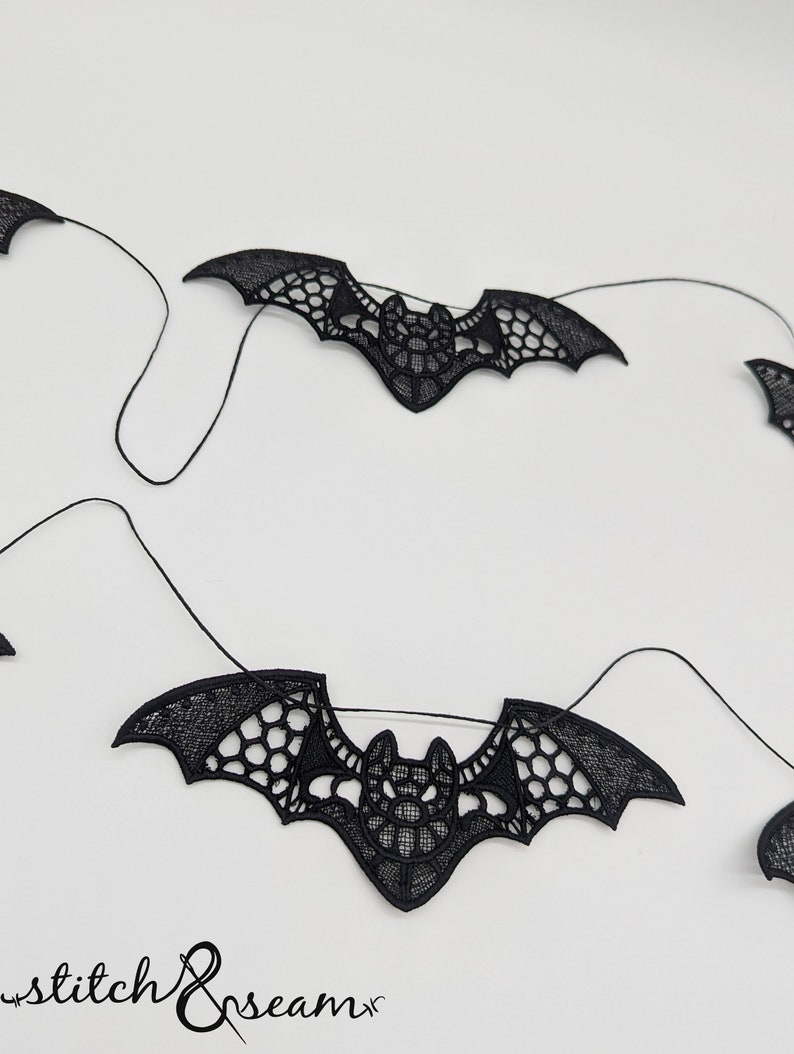 Freestanding Lace Bat Garland - Etsy