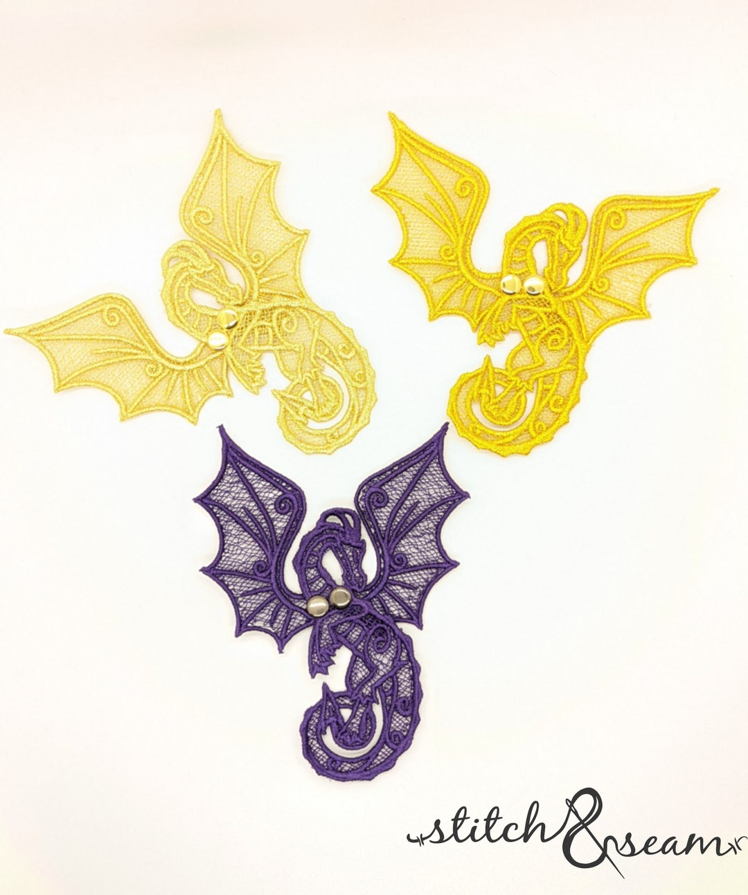 Freestanding Lace Dragon - Etsy