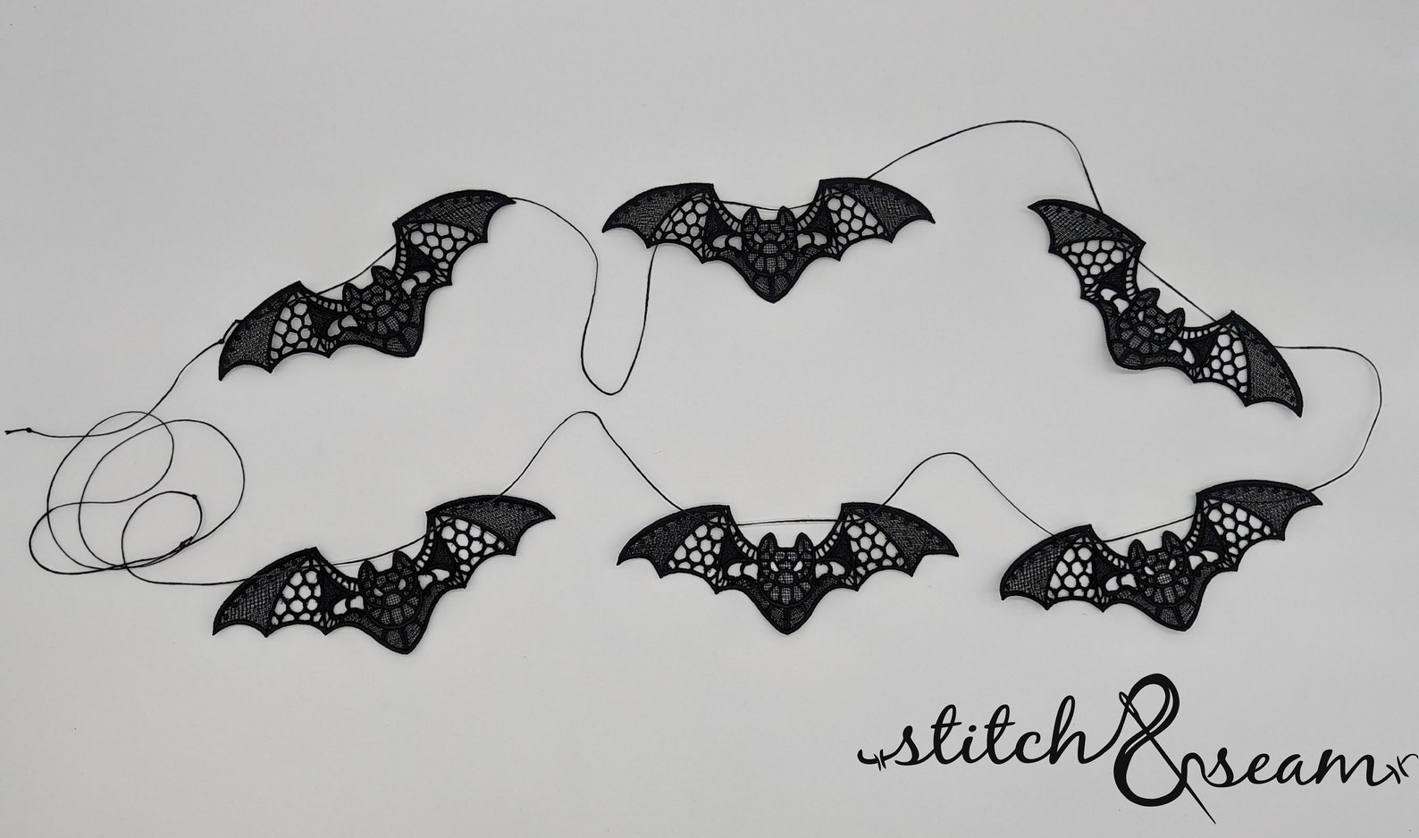 Freestanding Lace Bat Garland - Etsy