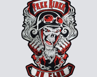 NO CLUB Biker Patch Machine Embroidery Design 10085 Mm / 4 3.4 Inc ...