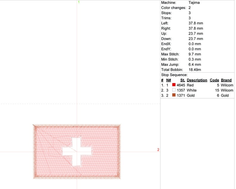 Switzerland Flag Embroidery Design, Suisse Flag Embroidery Design - Etsy