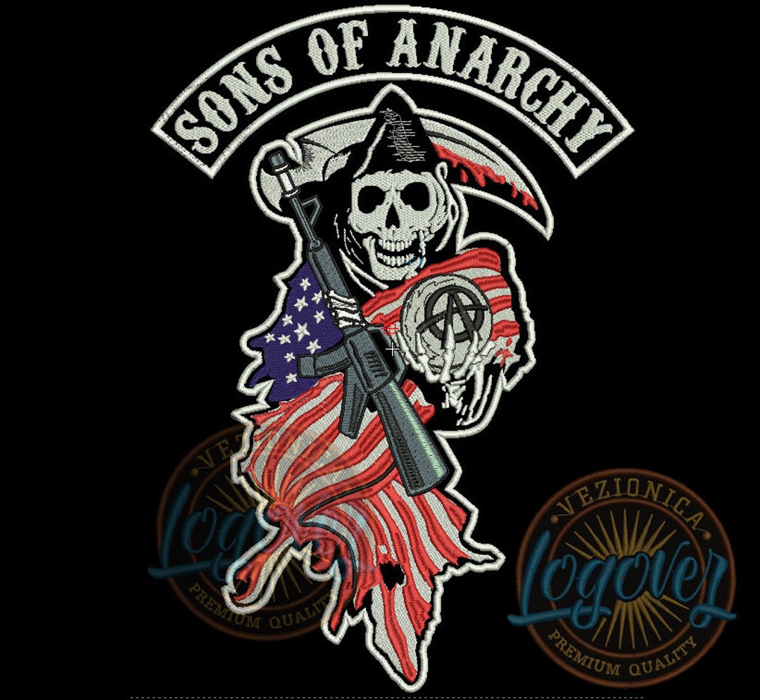 Sons of Anarchy Embroidery Design - Etsy