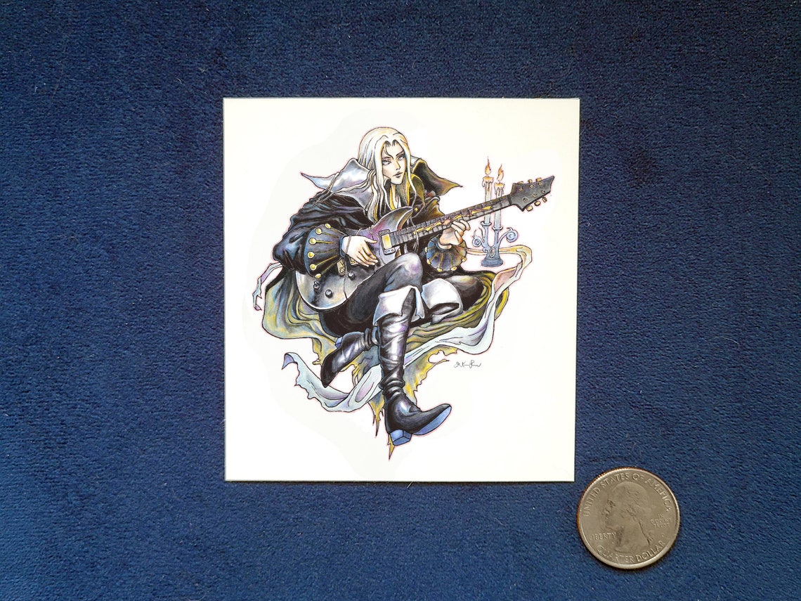 Castlevania Alucard Sticker / Alucard Print / Alucard Magnet - Etsy