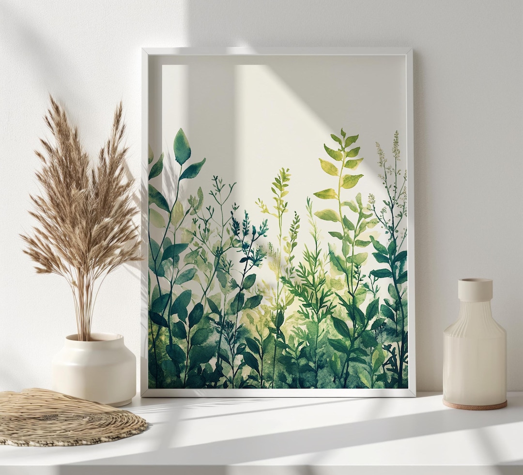 Botanical Wall Art Botanical Wall Art Framed Botanical Wall Art Canvas ...