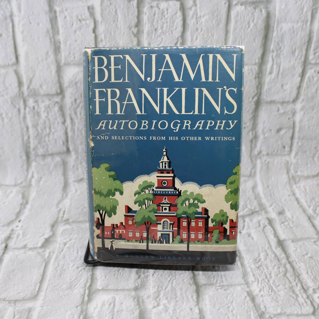 Benjamin Franklin's Autobiography; 1950; Modern Library - Etsy