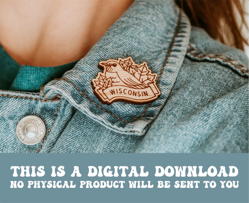 Wisconsin Icons Pin SVG Ai EPS Files Wisconsin Svg State - Etsy