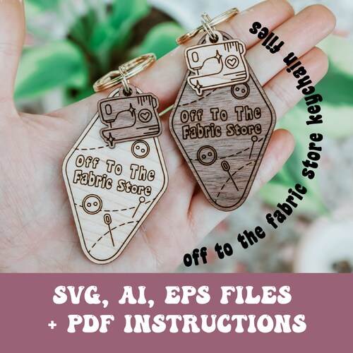 Off to the Dog Park Keychain SVG Ai EPS Files Dog Svg - Etsy