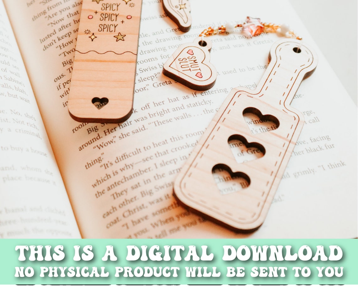 Smut Love Bookmarks SVG, Ai, EPS Files - Romance Novel - Book Lover ...