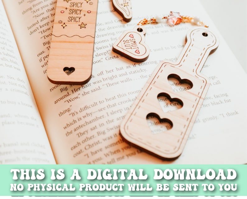 Smut Love Bookmarks SVG, Ai, EPS Files - Romance Novel - Book Lover ...