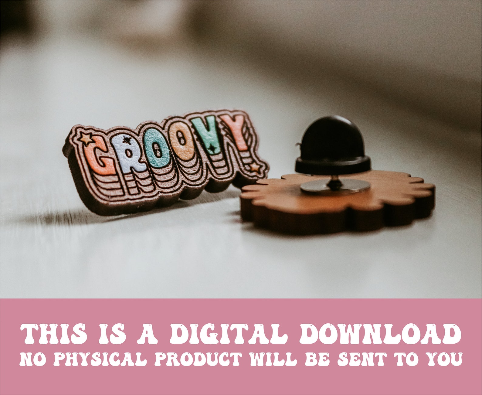 Groovy Does It Pins SVG Ai EPS Files Glowforge Files - Etsy