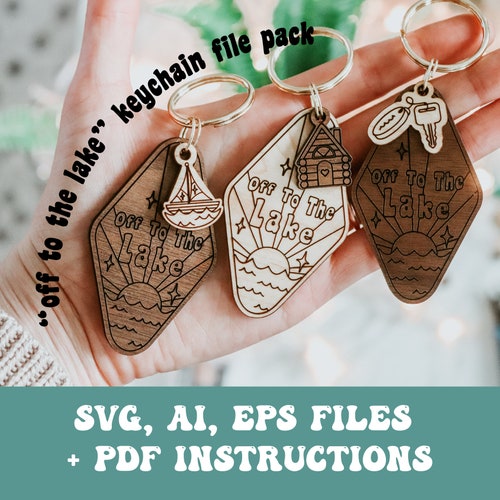 Off to the Dog Park Keychain SVG Ai EPS Files Dog Svg - Etsy