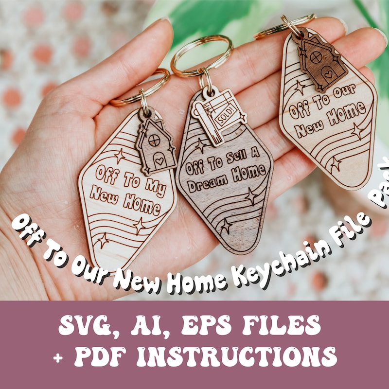 Realtor Keychain - Etsy