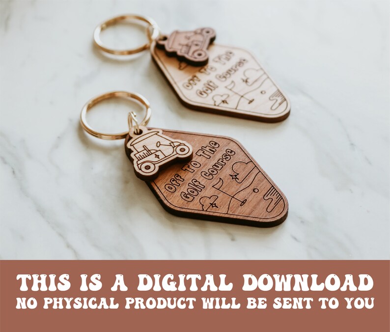 Off to the Golf Course Keychain SVG, Ai, EPS Files - Golf Svg - Summer ...