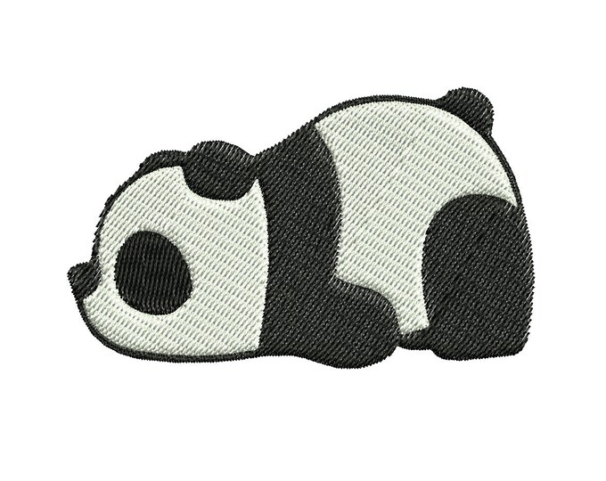 Cute Sleepy Panda Embroidery Design for Machine Embroidery - Etsy