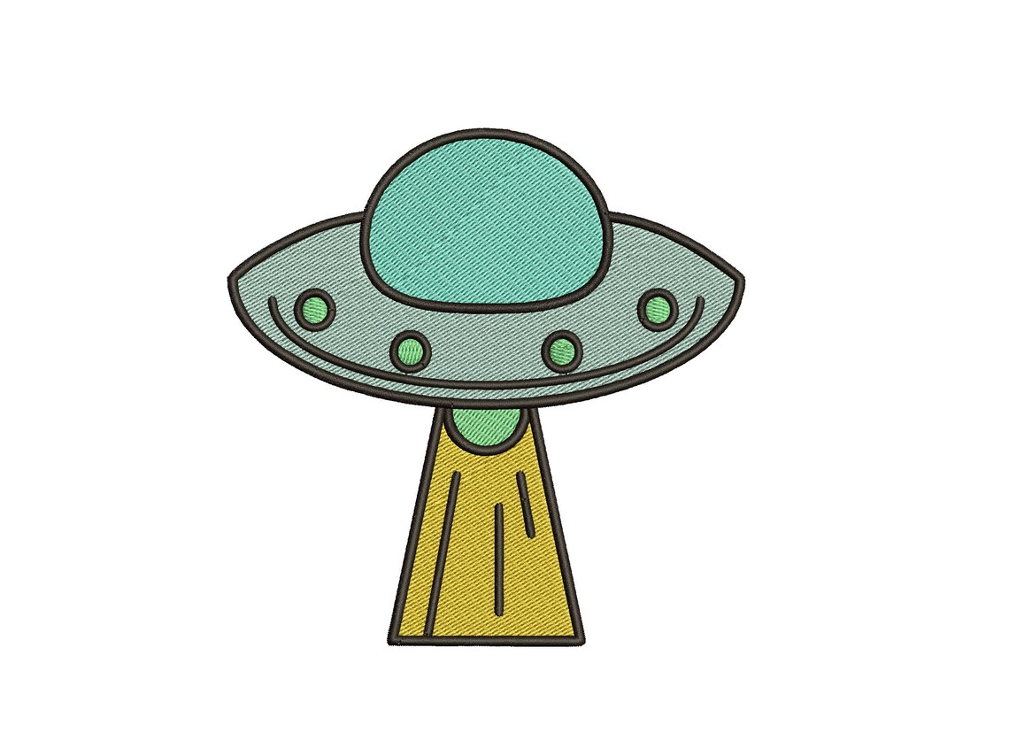 UFO Aliens Embroidery Design for Machine Embroidery. - Etsy