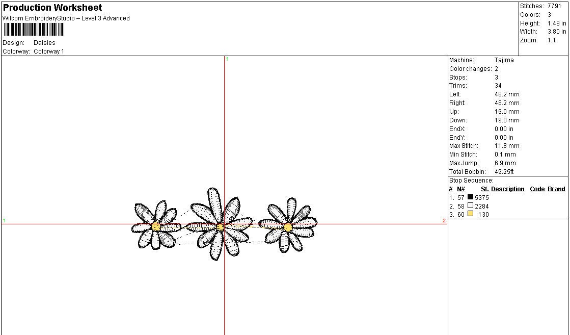 Daisies Daisy Flowers Embroidery Design for Machine - Etsy
