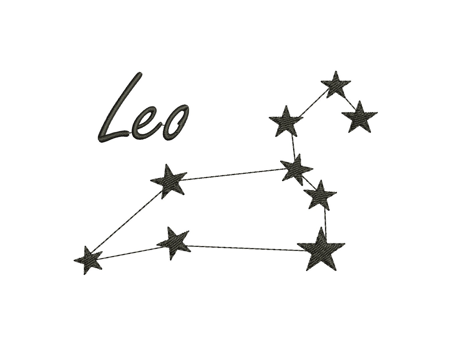 Zodiac, Embroidery Design for Machine Embroidery. Star Constellation ...