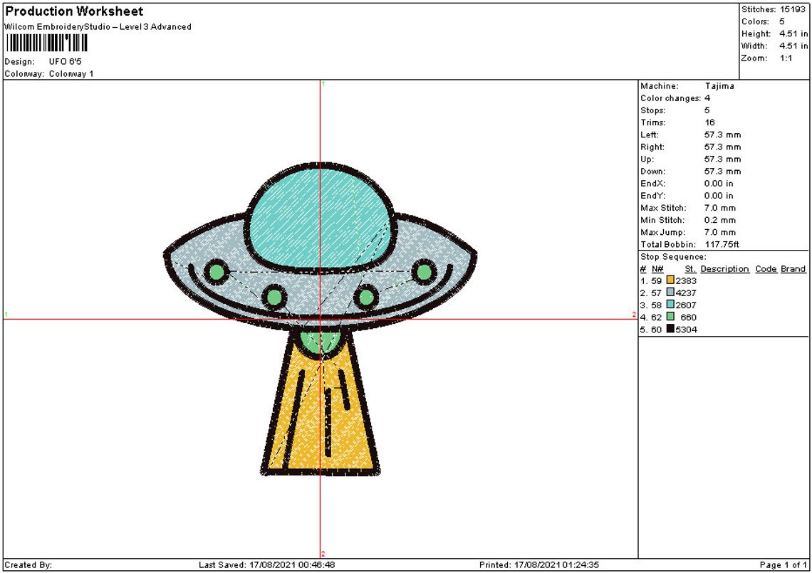 UFO aliens embroidery design for machine embroidery. | Etsy
