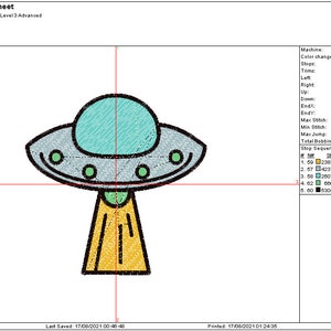 UFO, Aliens Embroidery Design for Machine Embroidery. - Etsy