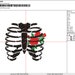 Rose Heart Ribcage Embroidery Design for Machine Embroidery. - Etsy