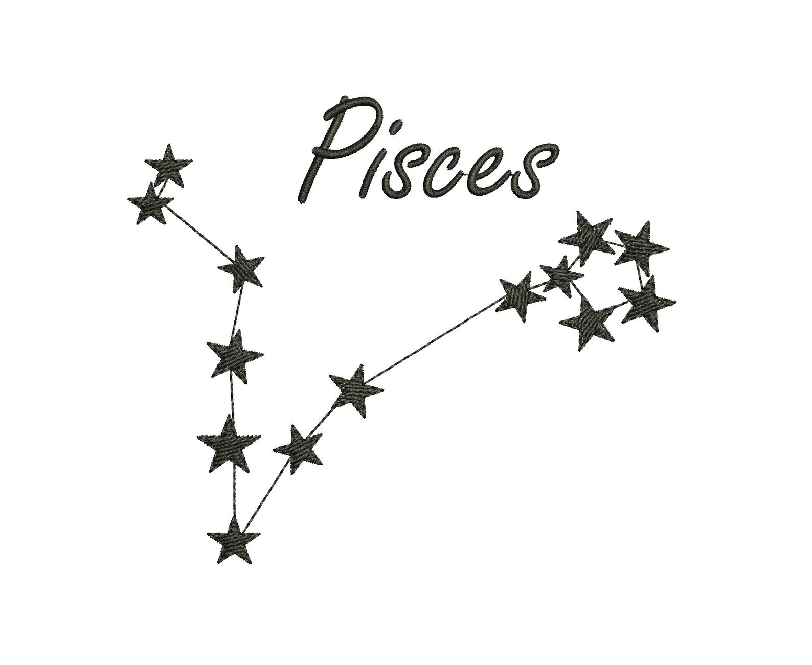 Zodiac, Embroidery Design for Machine Embroidery. Star Constellation ...