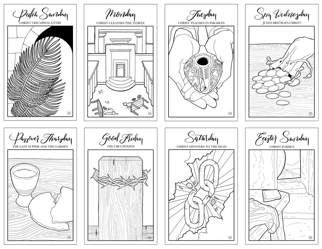 LDS Holy Week Devotional Cards | Easter Digital Download | Scripture ...
