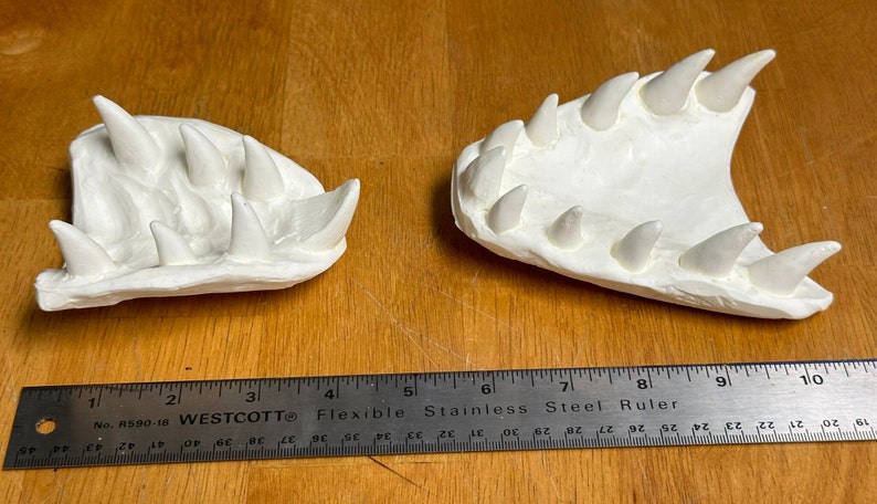 Four Eyed Dragon Resin Fursuit Teeth, Banshee, Avatar, DIY Furry Jaw ...