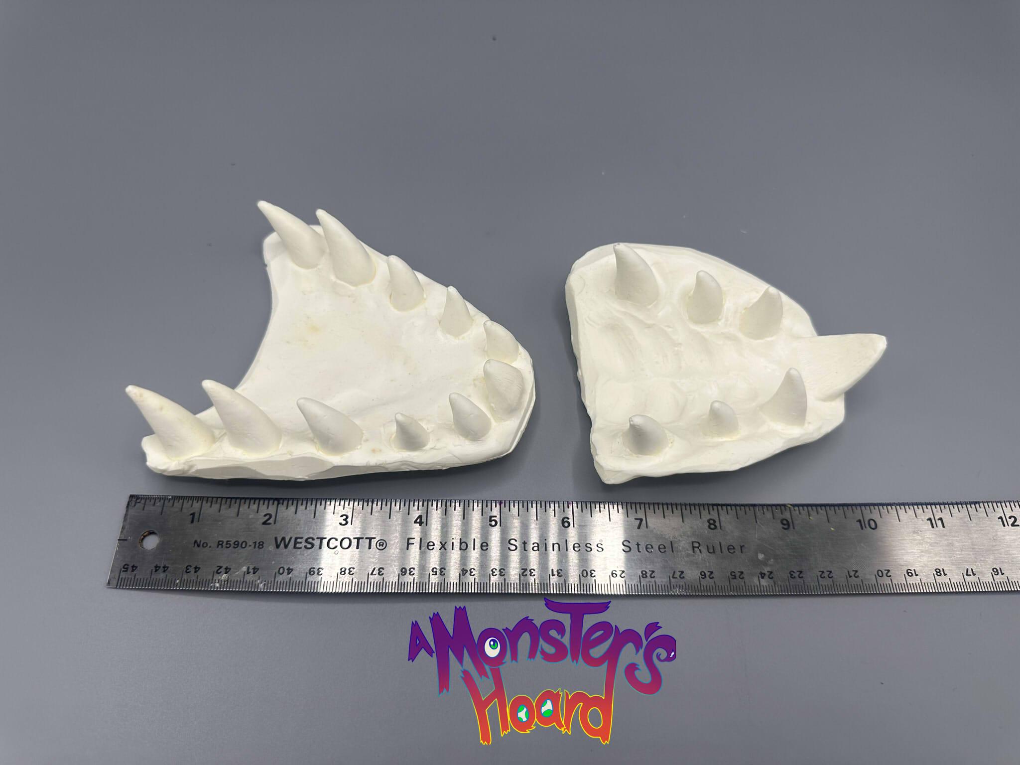 Four Eyed Dragon Resin Fursuit Teeth, Banshee, Avatar, DIY Furry Jaw ...