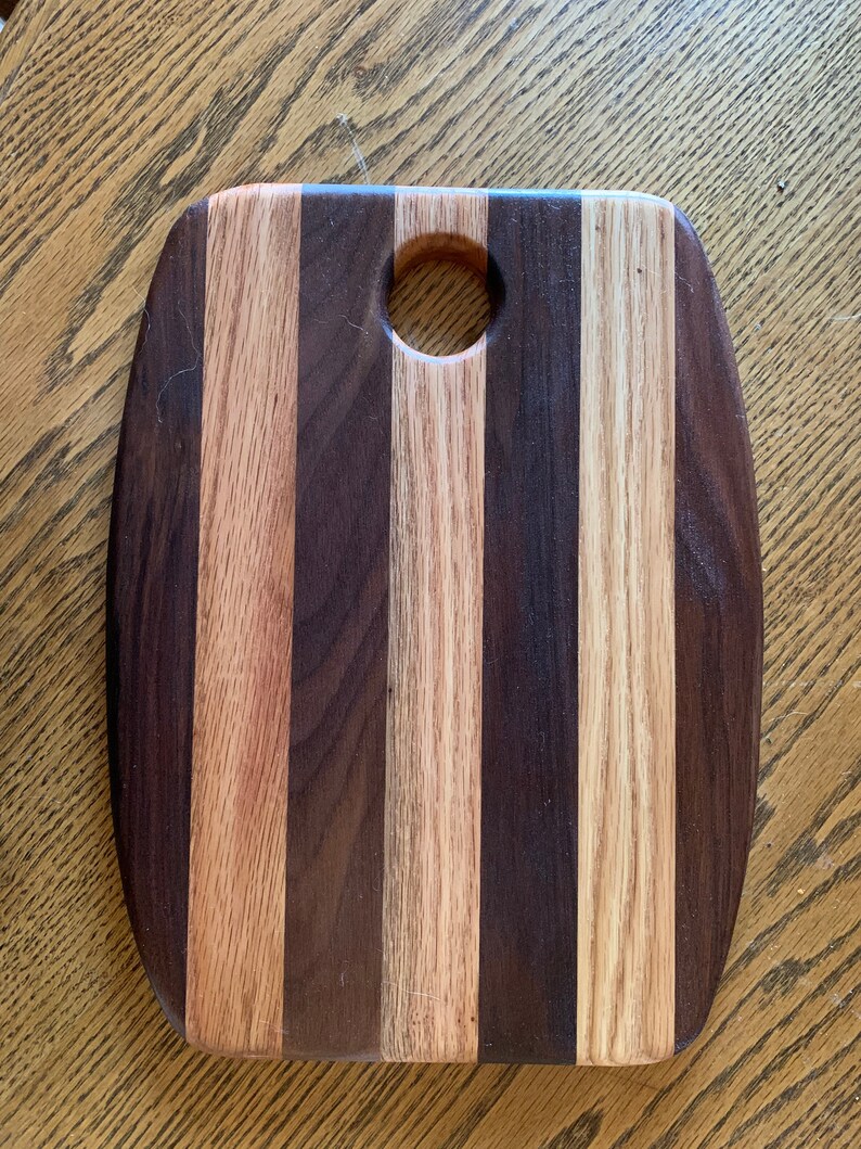 A Beautiful Oak and Walnut Cheese Board Handmade With Love. Cured With ...