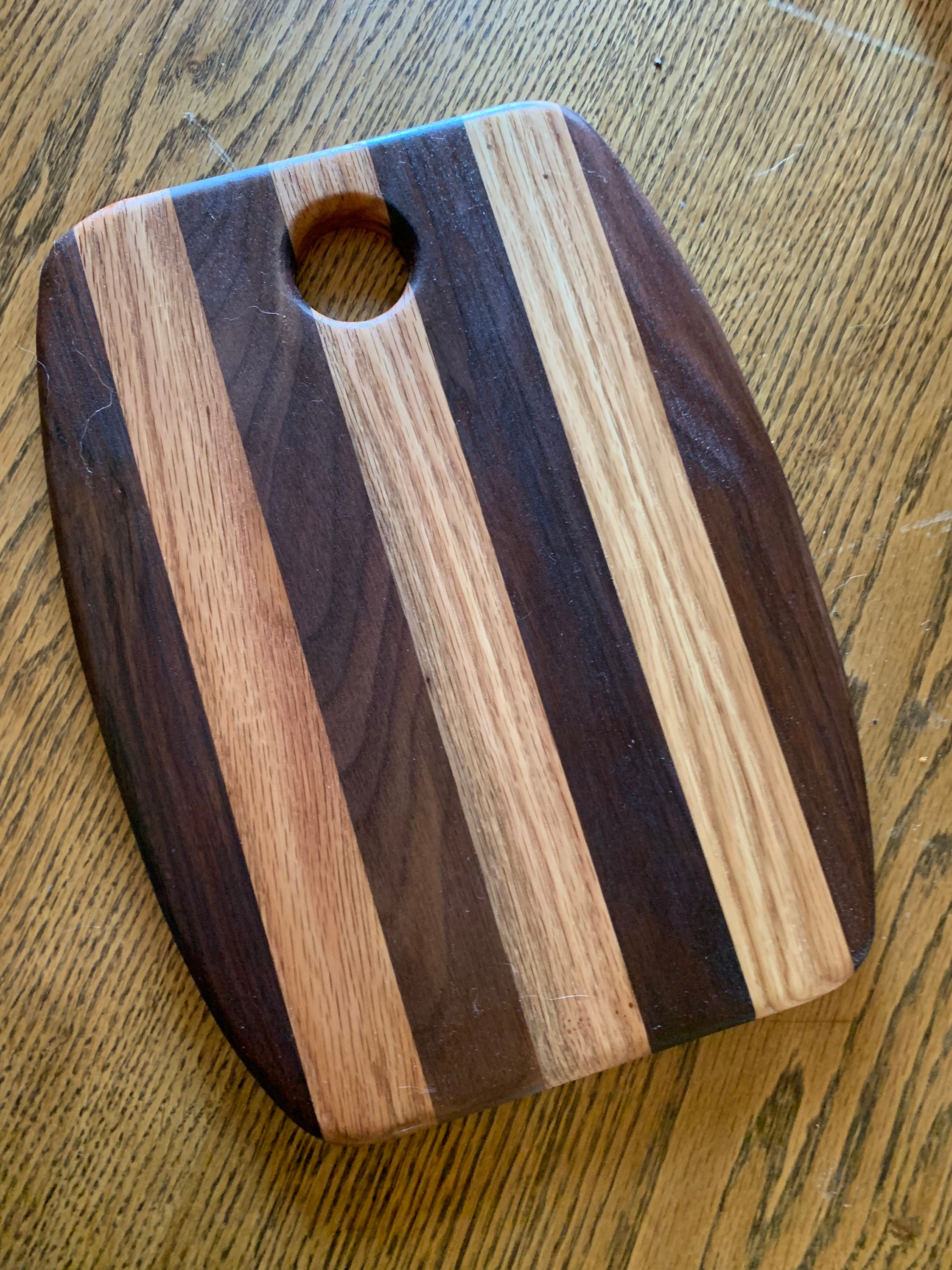 A Beautiful Oak and Walnut Cheese Board Handmade With Love. Cured With ...