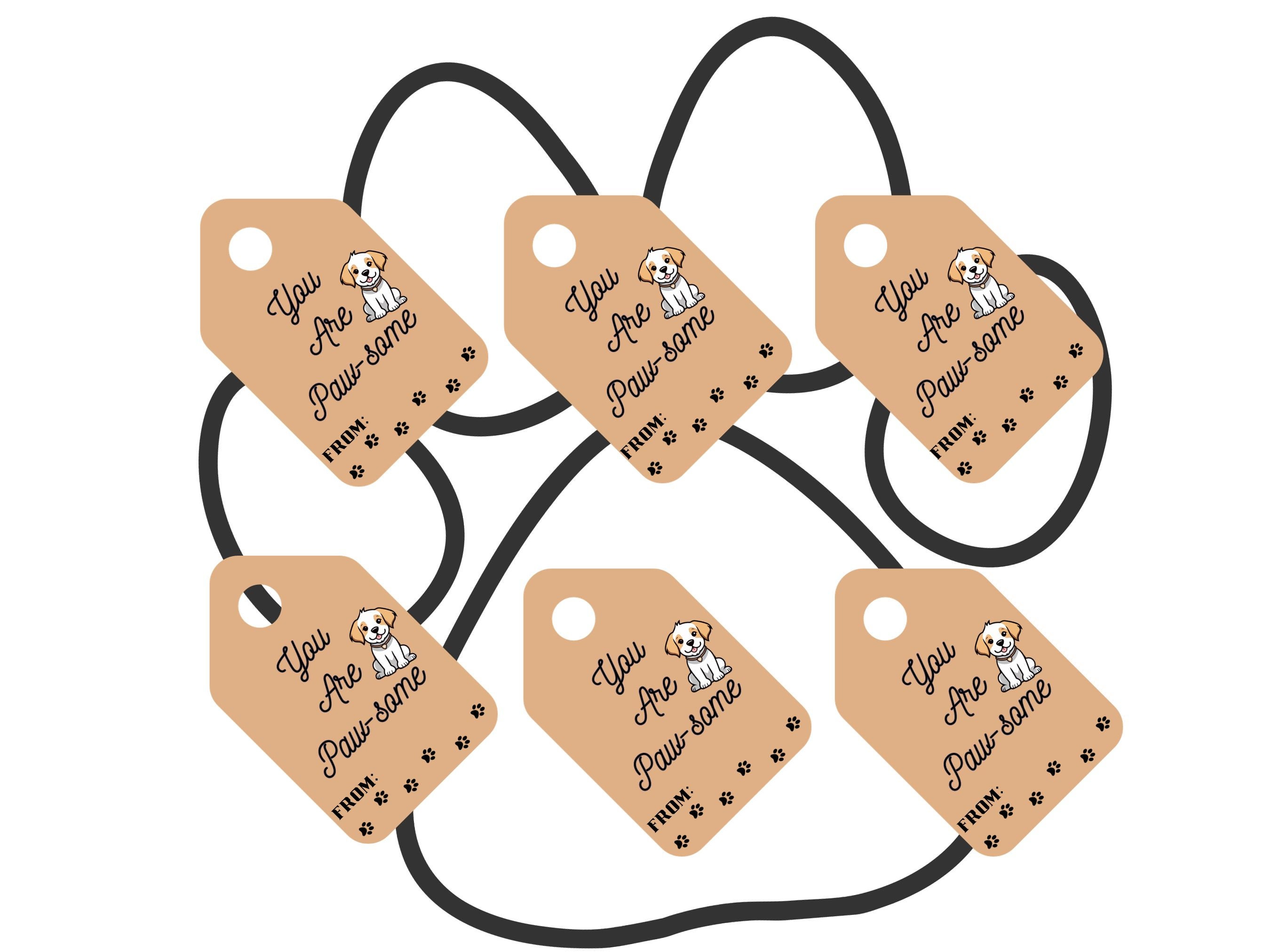 Teacher Appreciation Gift Tags, Printable pawsome - Etsy