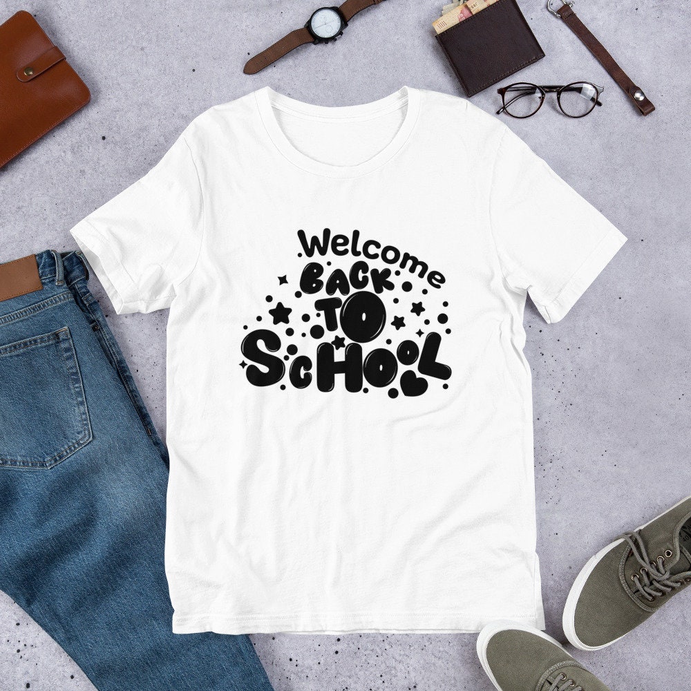 Back to School Teacher Shirt Women First Day of School T-shirts Funny ...