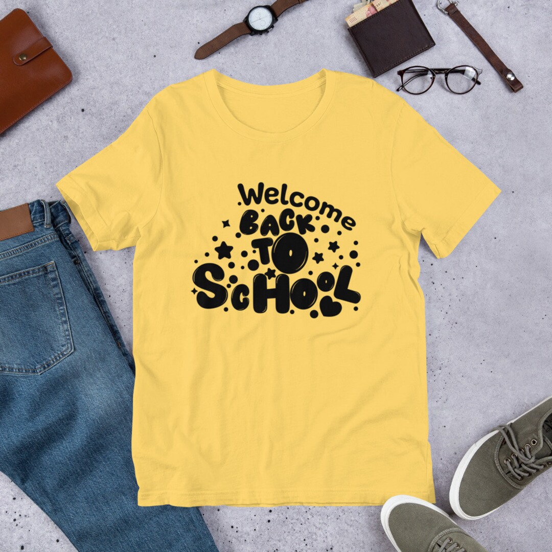 Back to School Teacher Shirt Women First Day of School T-shirts Funny ...